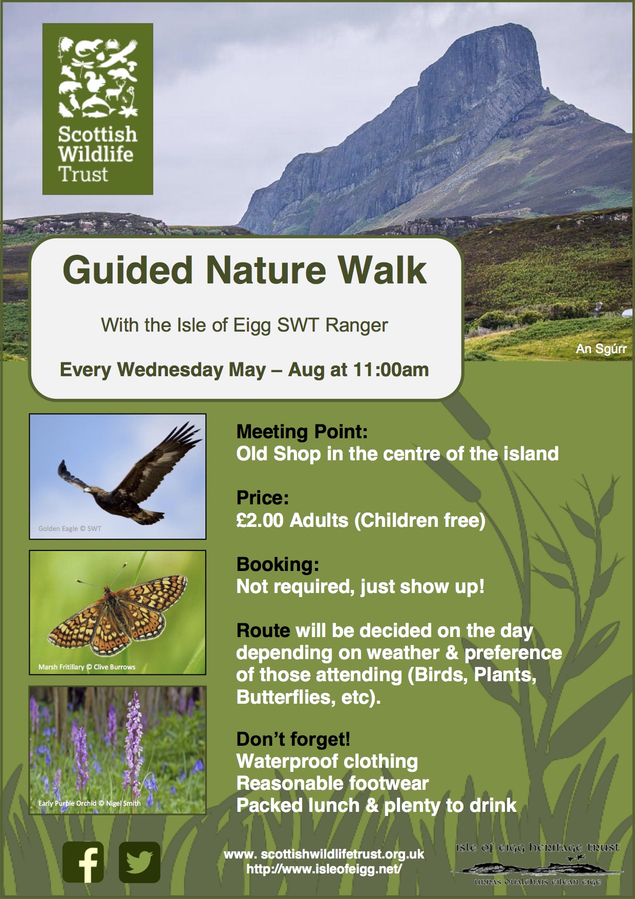 Guided Nature Walk - The Isle of Eigg