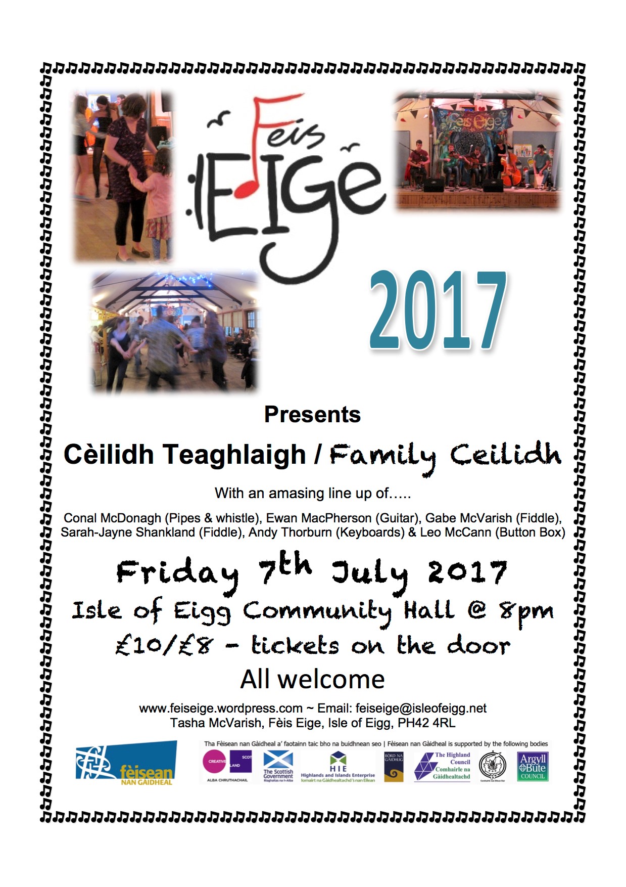 Feis Eige ~ Family Ceilidh - The Isle of Eigg