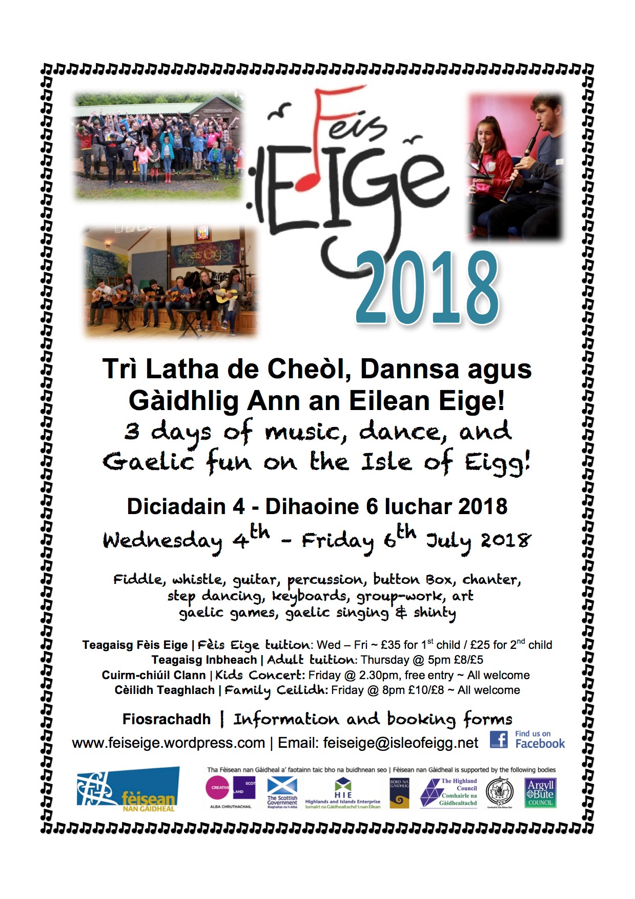Feis Eige 2018 - The Isle of Eigg